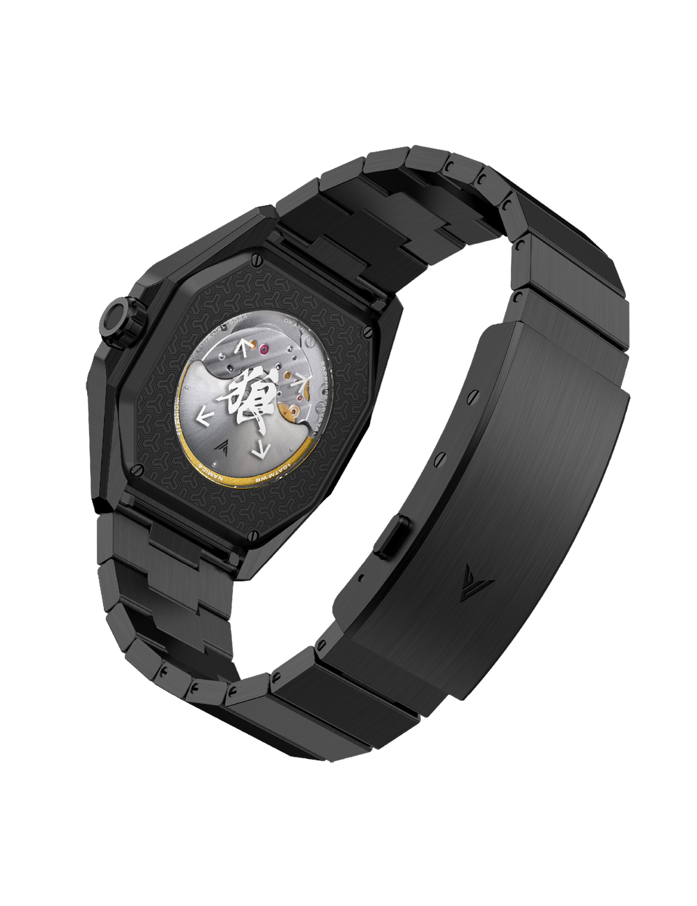 OKAMI: TITANIUM BRACELET BLACK DLC